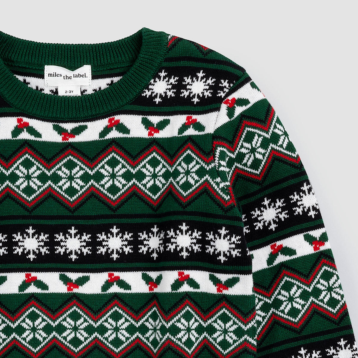 Cool Yule Fair Isle Jacquard Sweater – miles the label